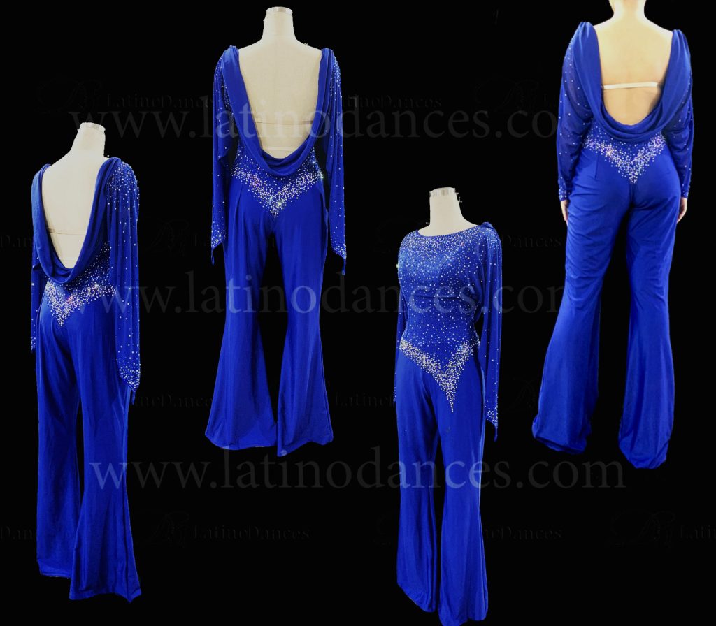 JUMPSUITS LATIN SALSA COMPETITION WITH HIGH QUALITY STONES J23 ...